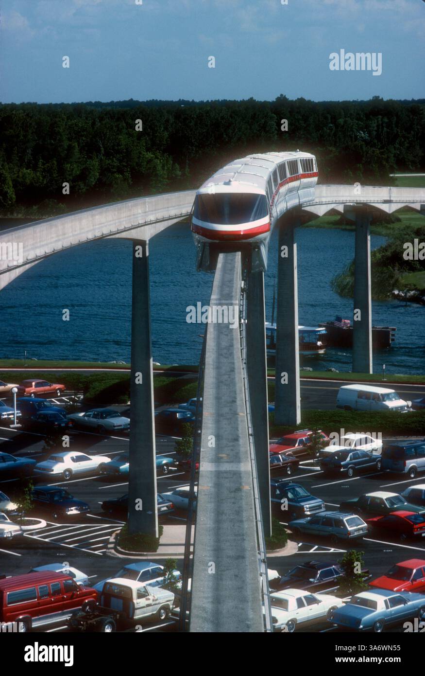 Orlando, Florida, U.S. - Date unknown - The Walt Disney World Monorail ...