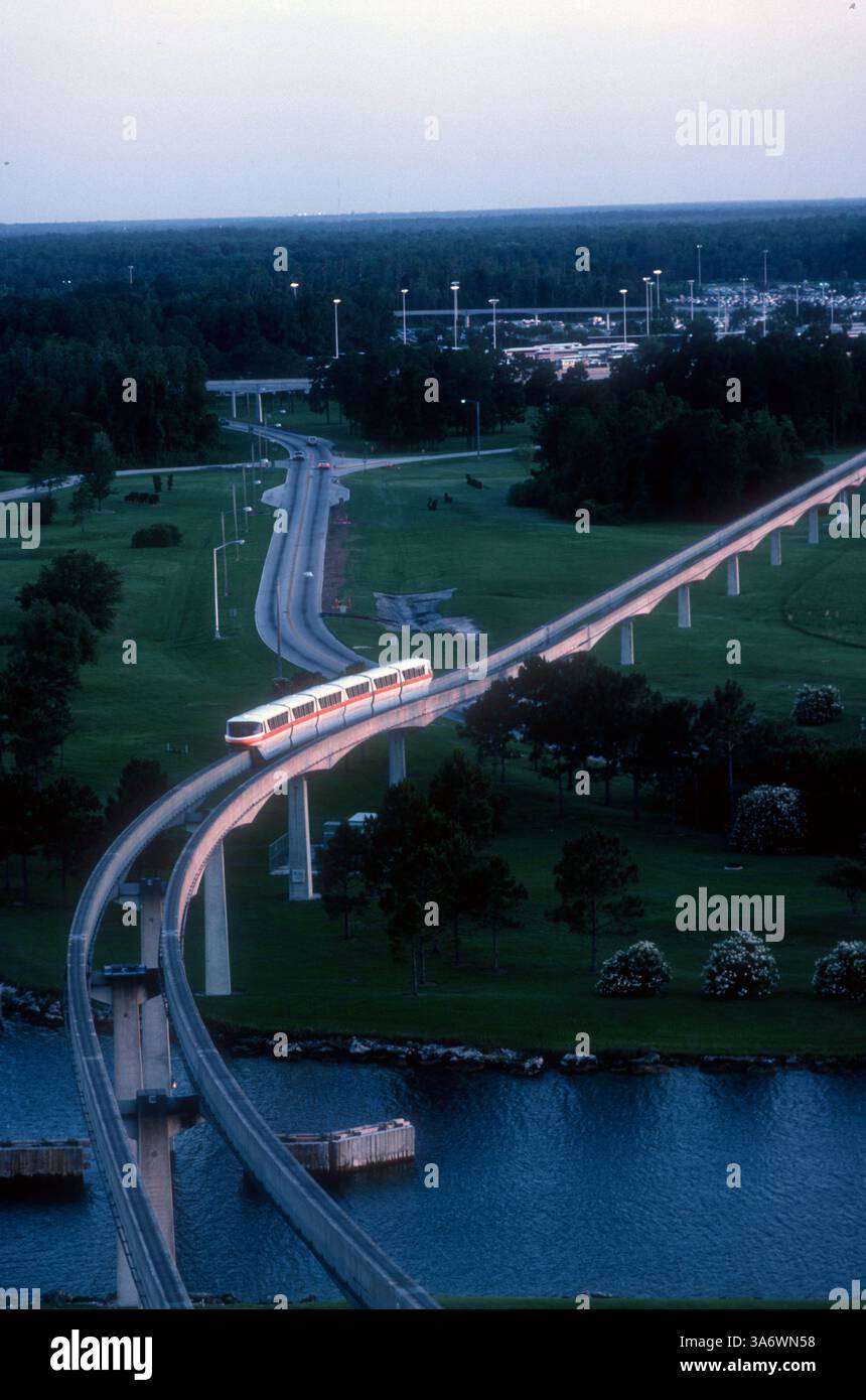 Orlando, Florida, U.S. - Date unknown - The Walt Disney World Monorail ...