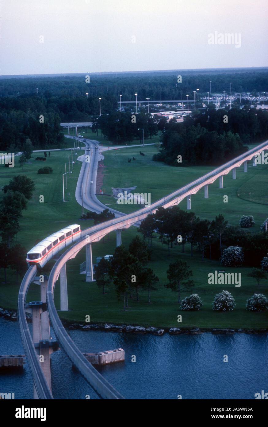 Orlando, Florida, U.S. - Date unknown - The Walt Disney World Monorail ...