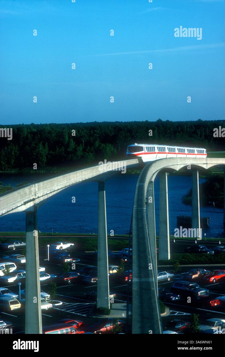 Orlando, Florida, U.S. - Date unknown - The Walt Disney World Monorail ...