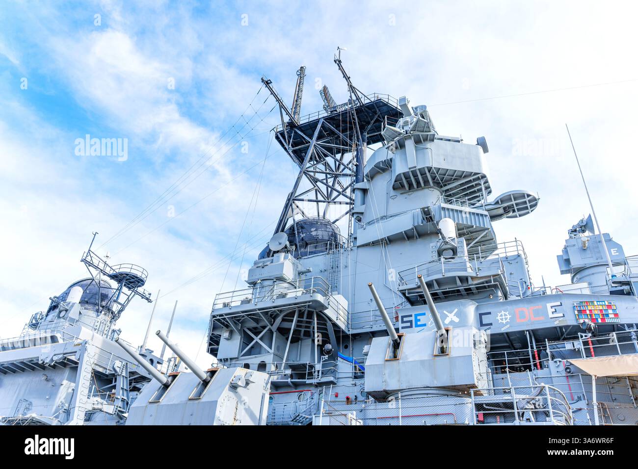 Los Angeles, California - December 25, 2024: Close-up view of the USS ...