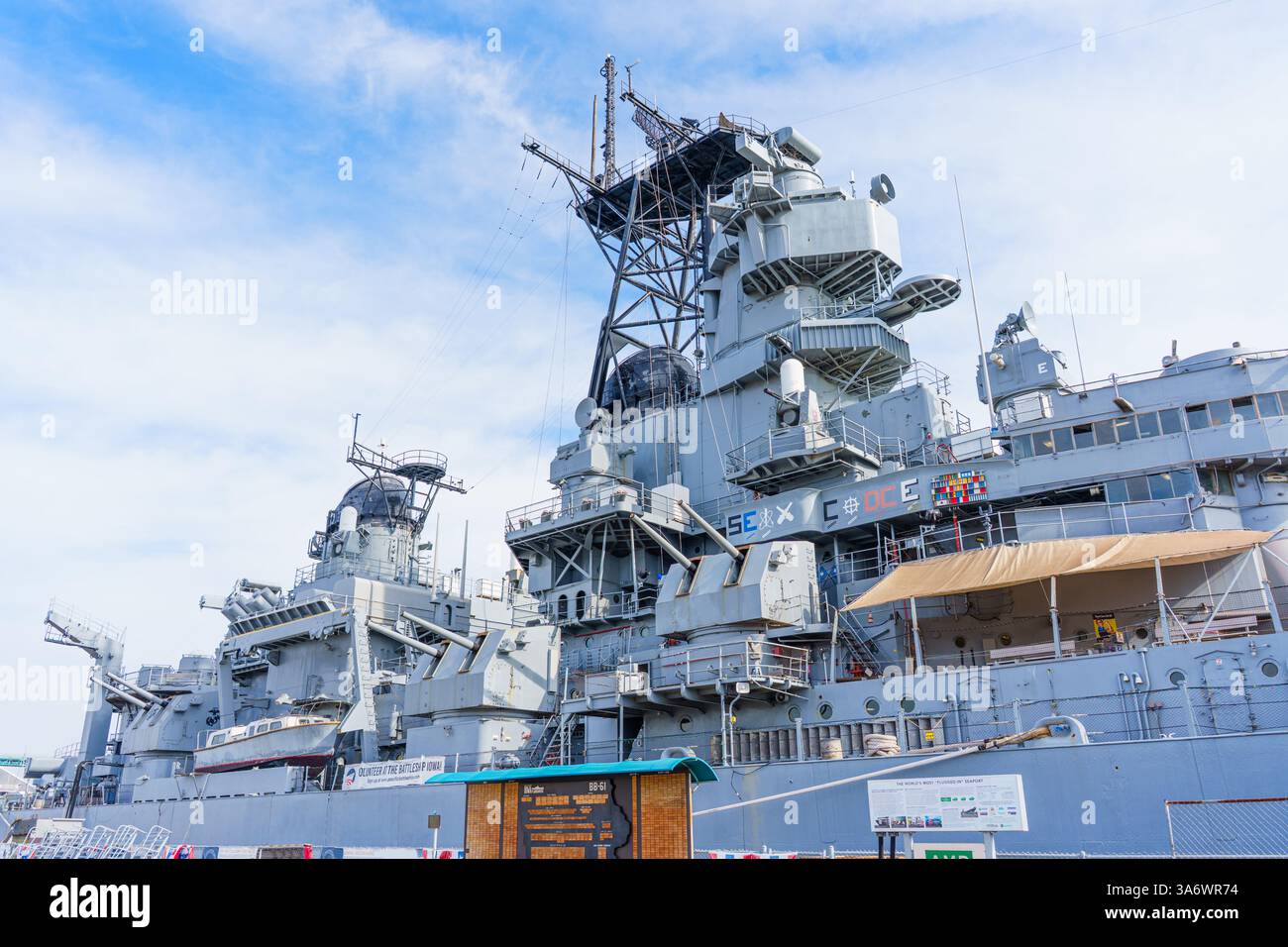Los Angeles, California - December 25, 2024: Battleship USS Iowa BB-61 ...