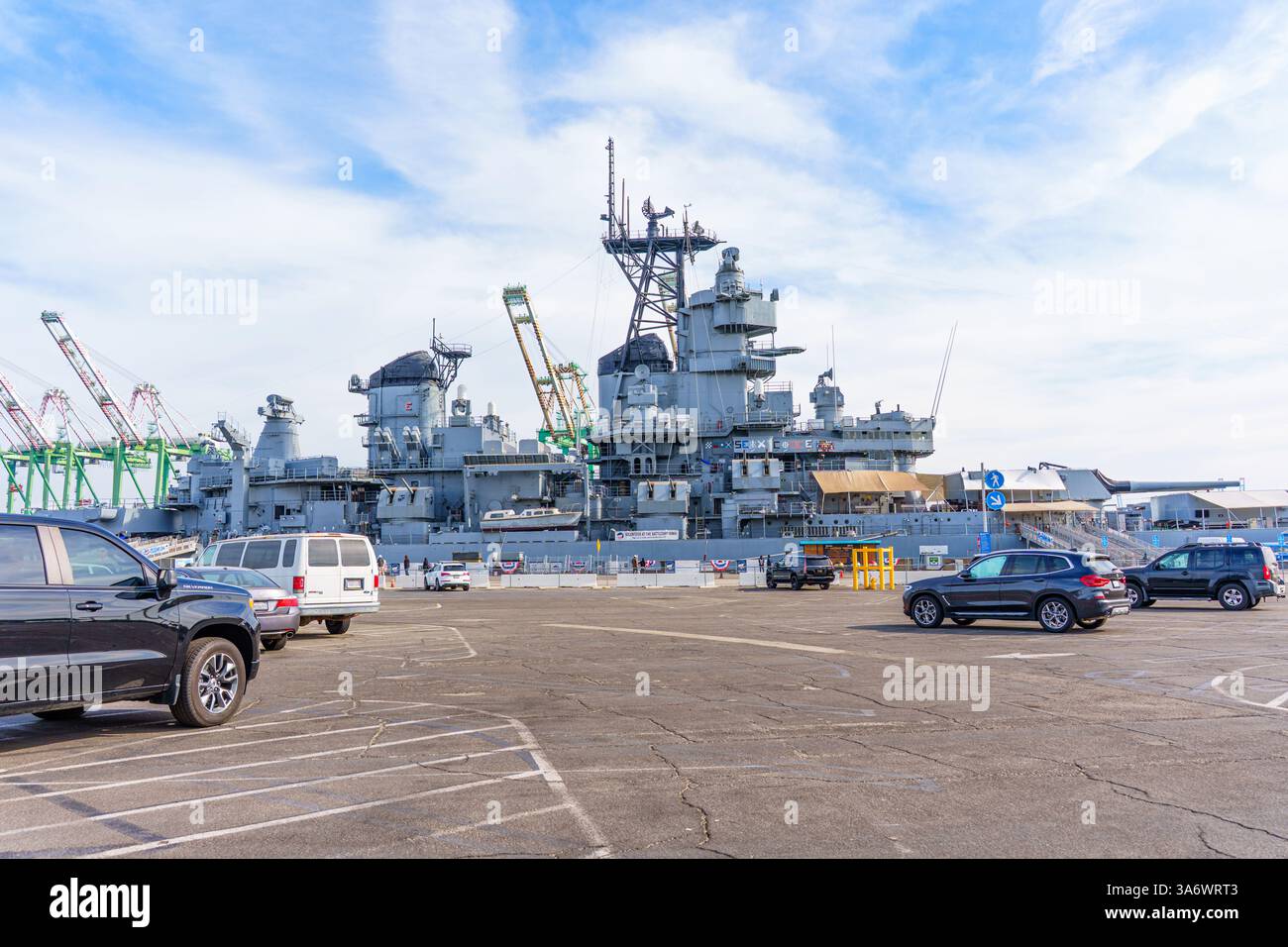 Los Angeles, California - December 25, 2024: Historic Battleship USS ...