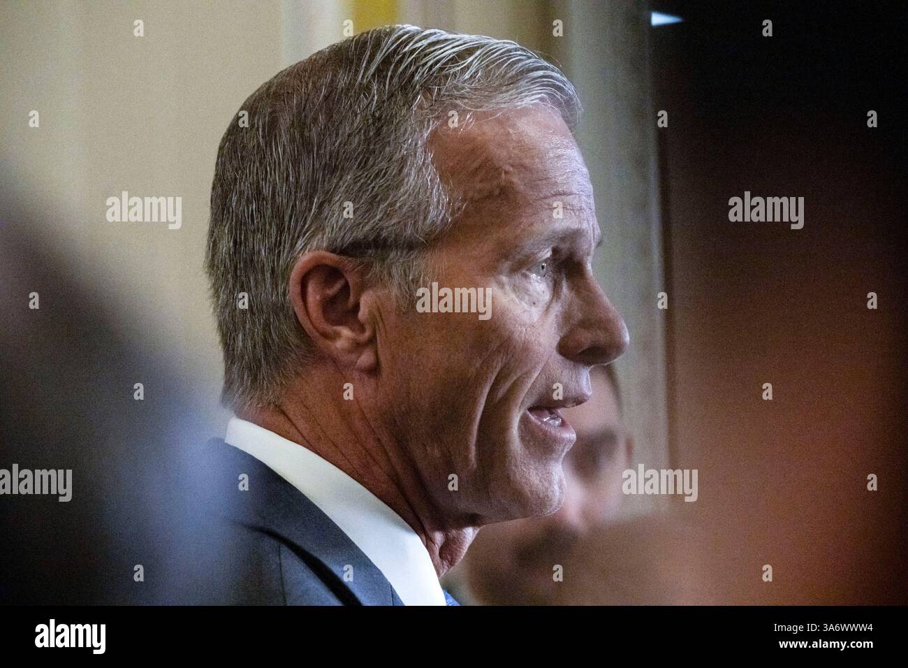 United States Senate Majority Leader John Thune (Republican of South ...