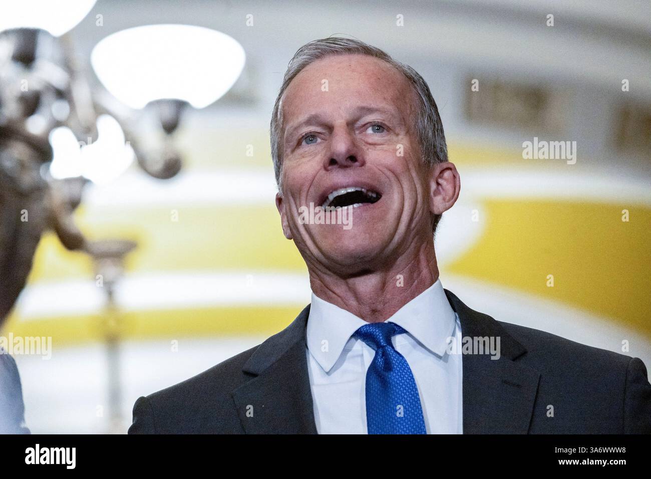 United States Senate Majority Leader John Thune (Republican of South ...