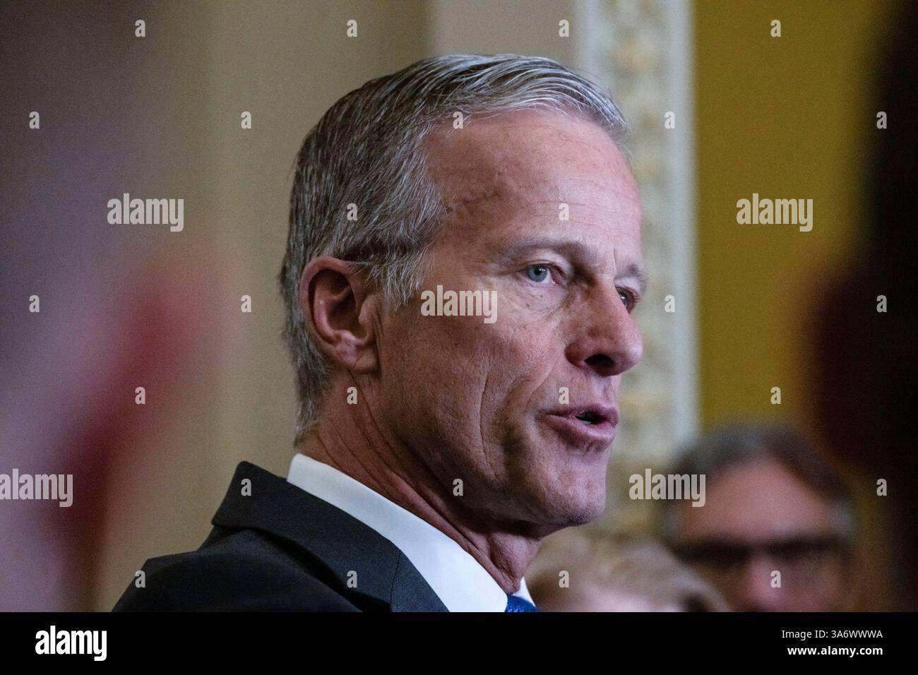 United States Senate Majority Leader John Thune (Republican of South ...