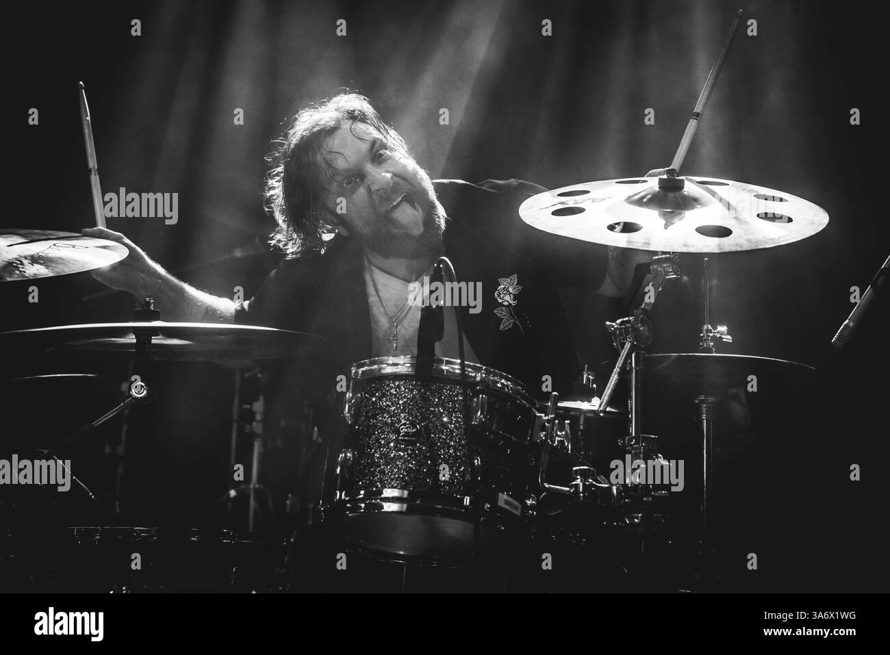 Copenhagen, Denmark. 25th, March 2025. The American band LYLVC performs ...