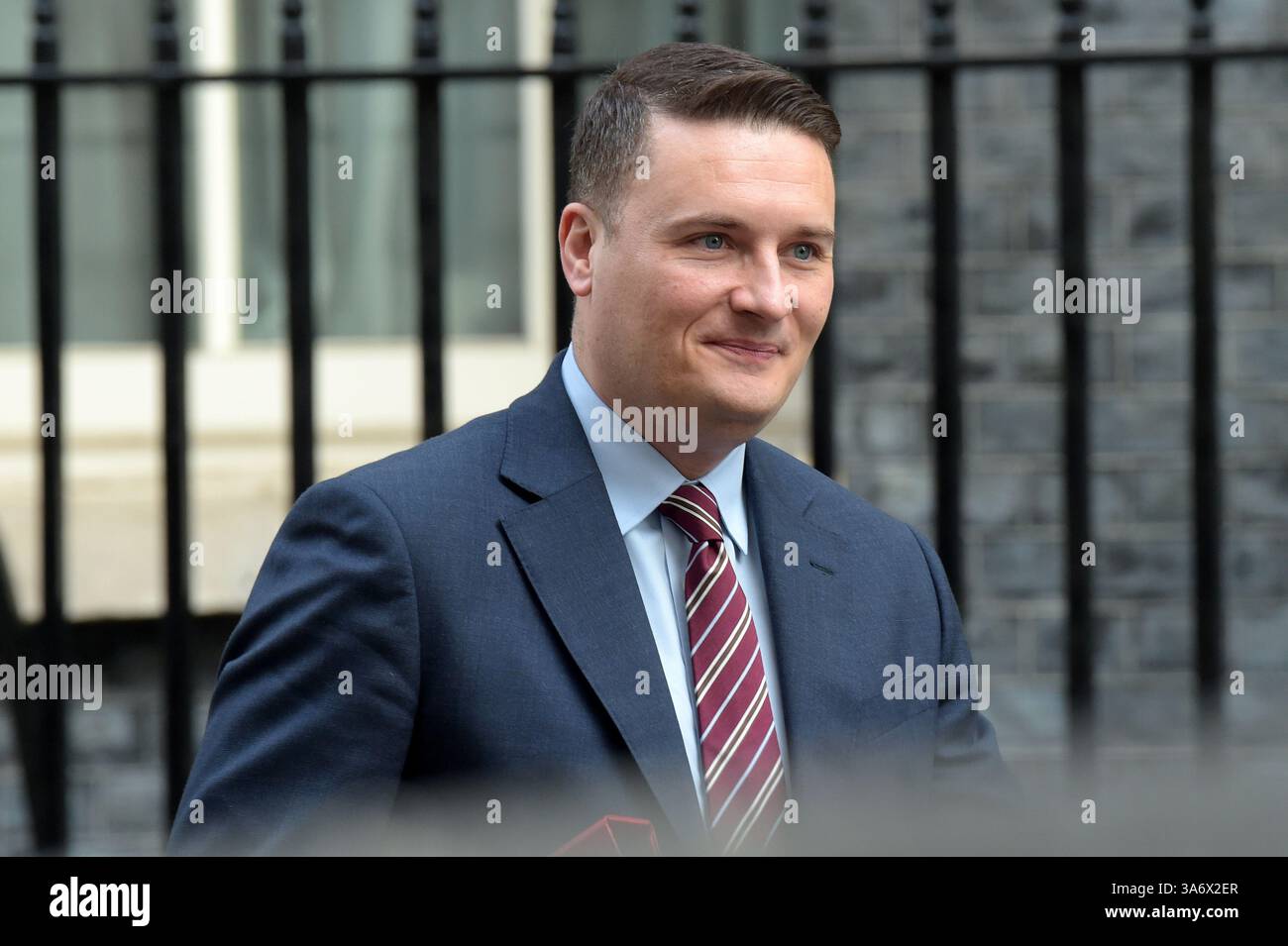 London, UK. 26th Mar, 2025. Wes Streeting Health Secretary arrives in ...