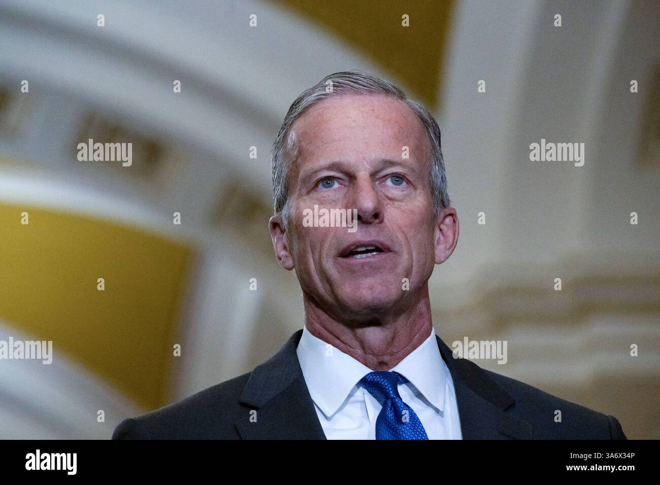 United States Senate Majority Leader John Thune (Republican of South ...