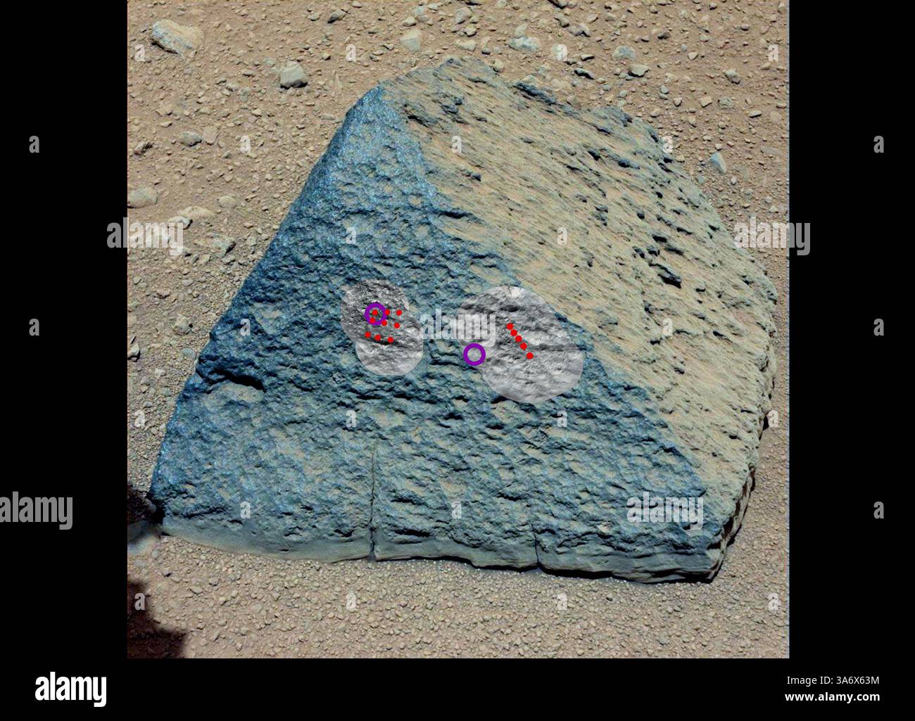 Sept. 22, 2012 - This image shows where NASA's Curiosity rover aimed ...
