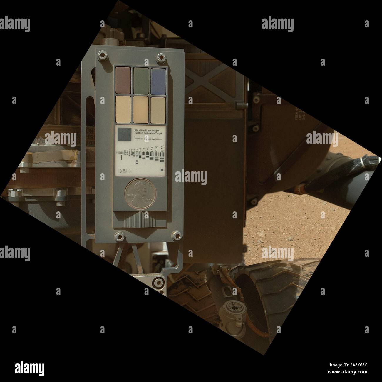 Sept. 9, 2012 - Calibration Target for Curiosity's Arm Camera..NASA's ...