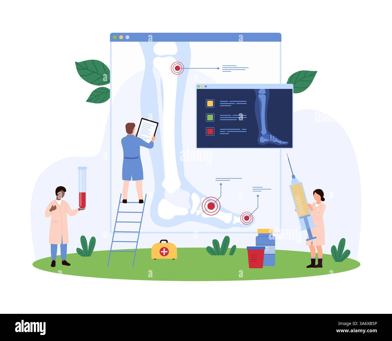 Diseases cartoon hi-res stock photography and images - Alamy