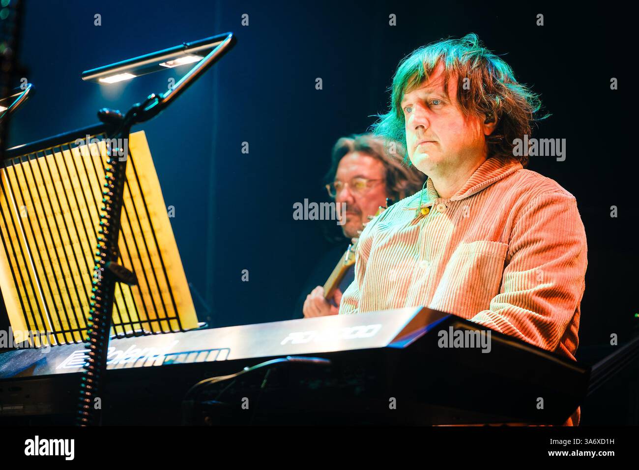 London, UK. 25th Mar, 2025. Daniel Pemberton photographed performing on ...