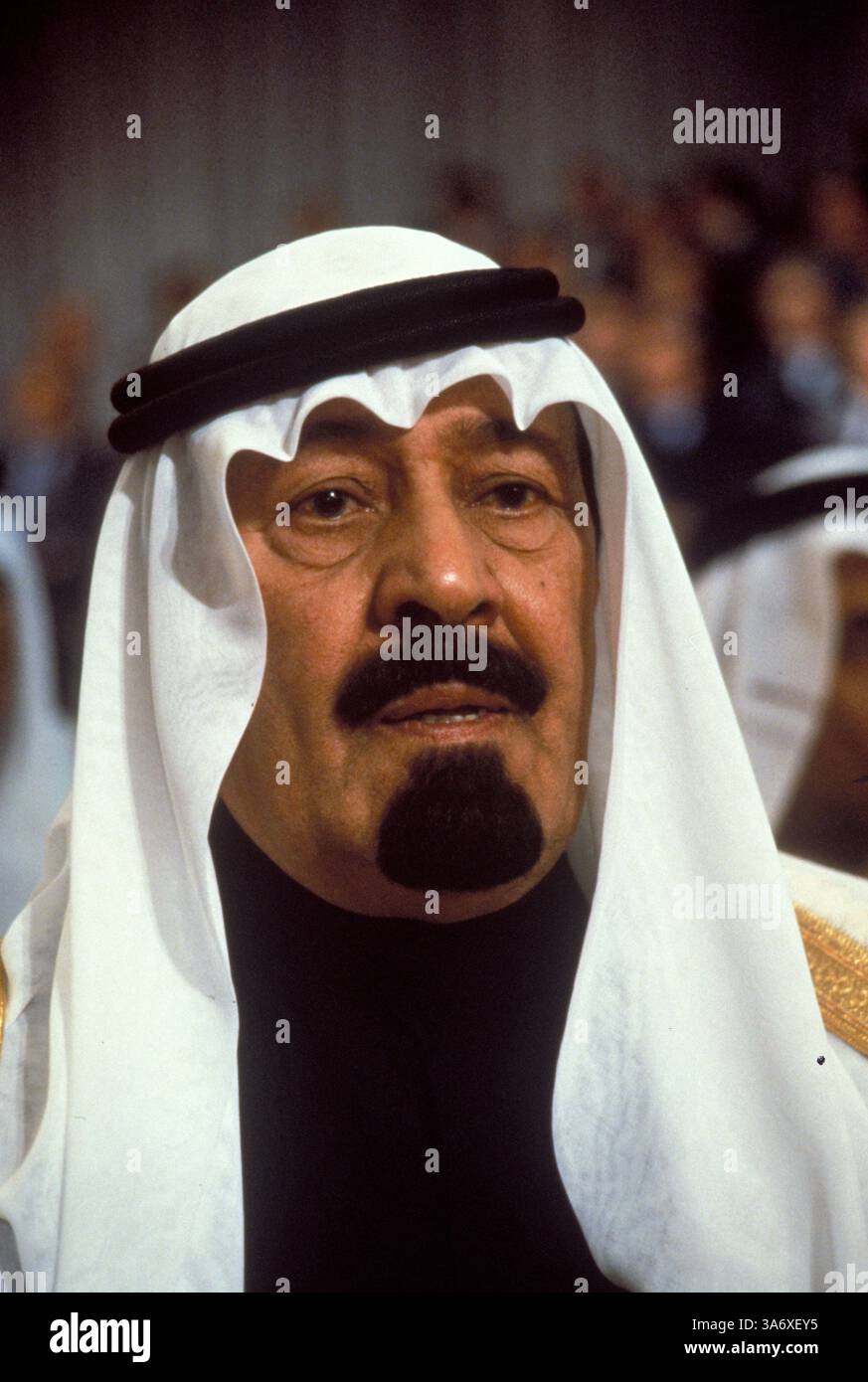 Nov 04, 1987; Amman, JORDAN; Arabian Crown Prince ABDULLAH BIN ABDUL AZIZ AL SAUD at the Arab ...