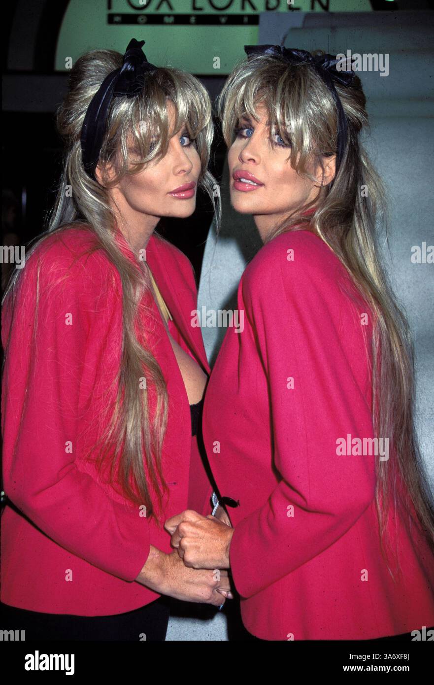 Jul 24, 1994; Las Vegas, NV, USA; Models SHANE and SIA aka 'Barbi Twins ...
