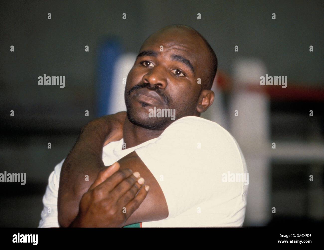 Jun 06, 1996; Austin, TX, USA; (FILE PHOTO) EVANDER HOLYFIELD (born ...