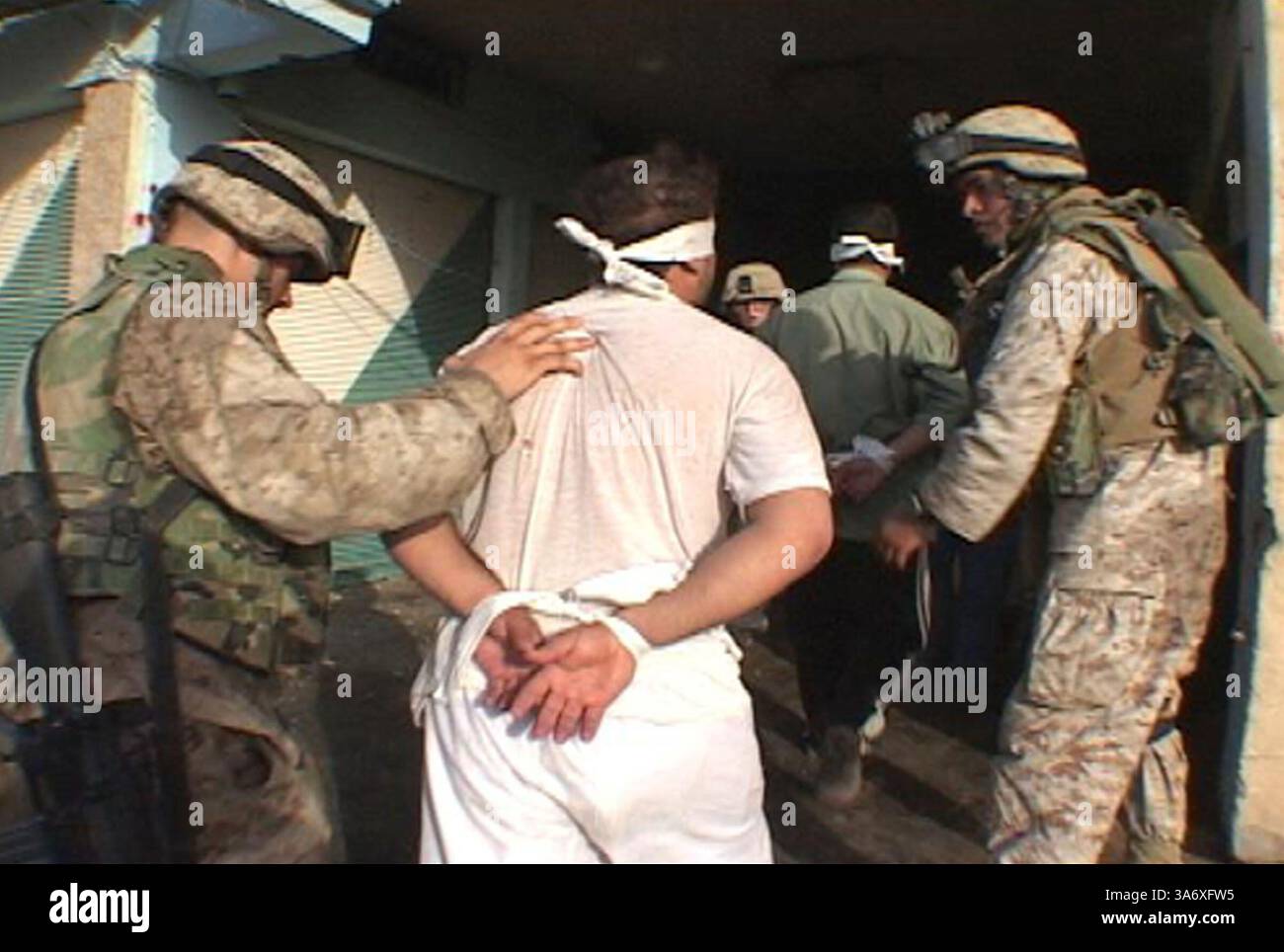 Jul 21, 2004; Ar Ramadi, Iraq; Marines with 2nd Battalion, 4th Marine ...