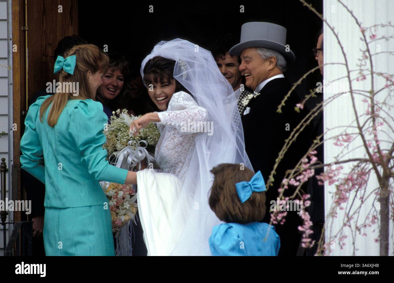 Apr 26, 1986; Washington, USA; MARIA SHRIVER arrives at St. Francis ...