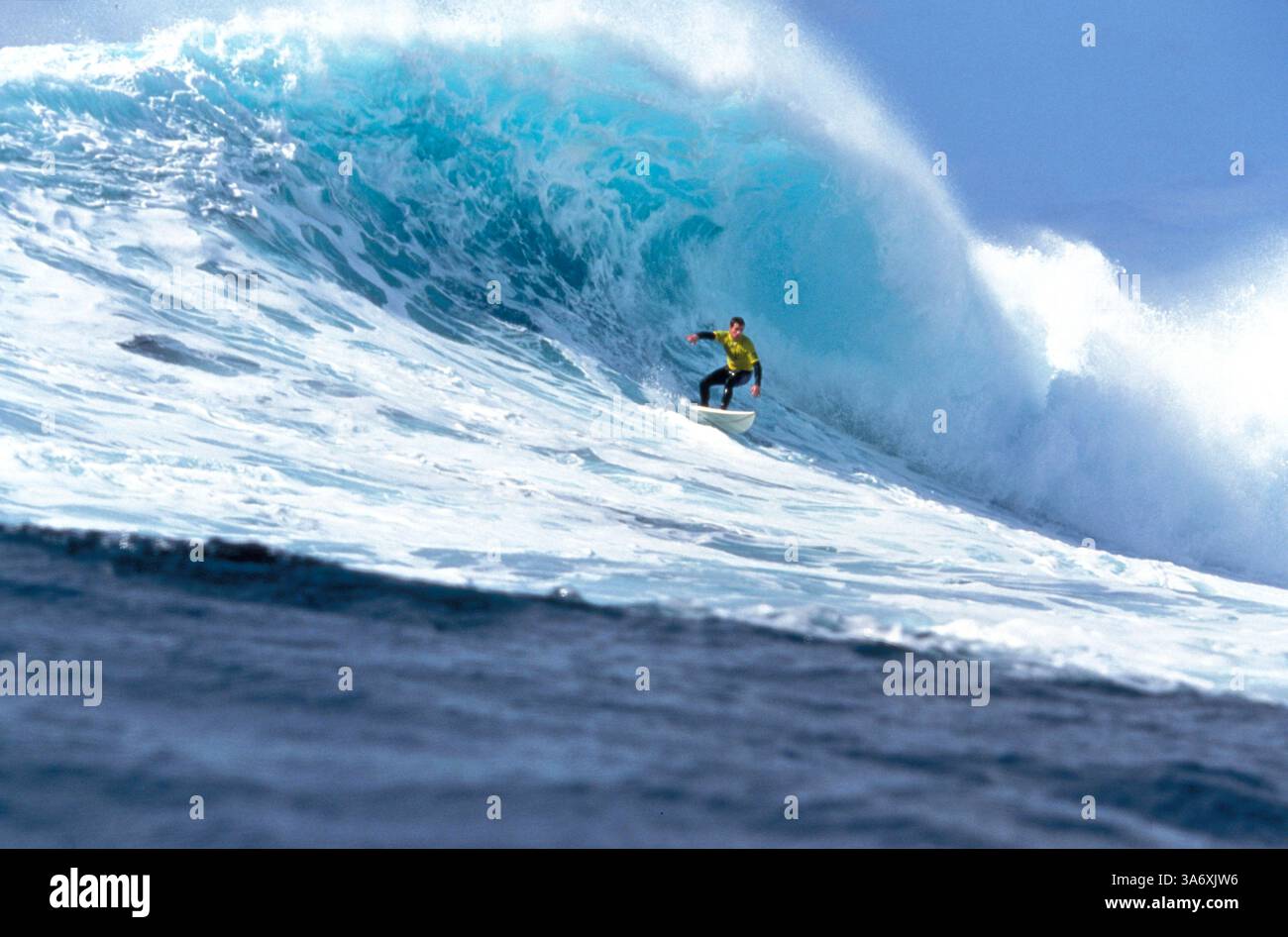 Feb 16, 1998; Todos Santos, Baja, MEXICO; Surfer TERRENCE McNULTY ...