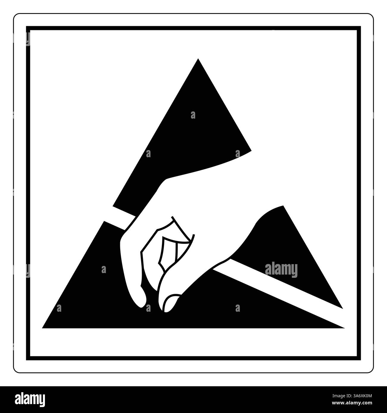 Simple black and white illustration of a hand holding a pencil near a ...