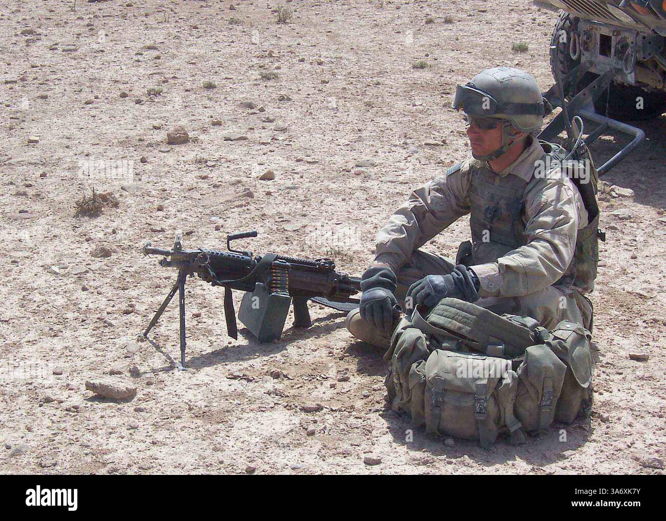 Apr 11, 2004; Oruzgan, Afghanistan; Staff Sgt. MIKE JOHNSON from the ...