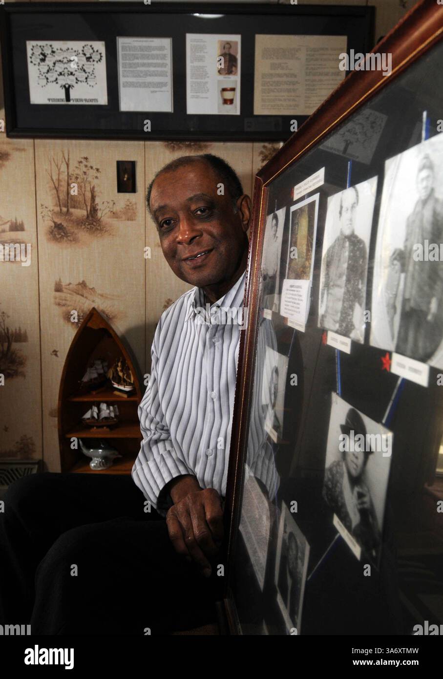 Dec. 16, 2008 - Wilbert Holmes talks about his family's history, among ...