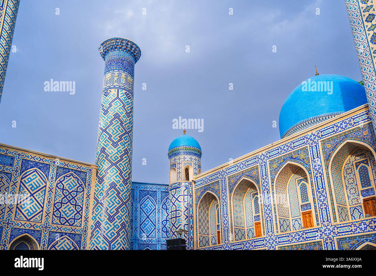 Beautiful Muslim mosque decorated with patterns with traditional ...