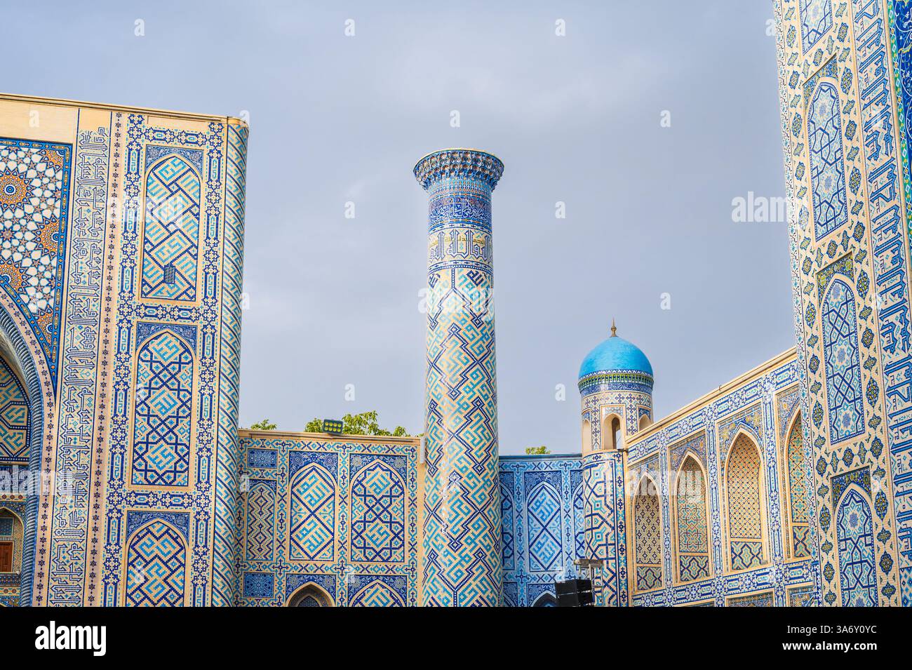 Beautiful Muslim mosque decorated with patterns with traditional ...
