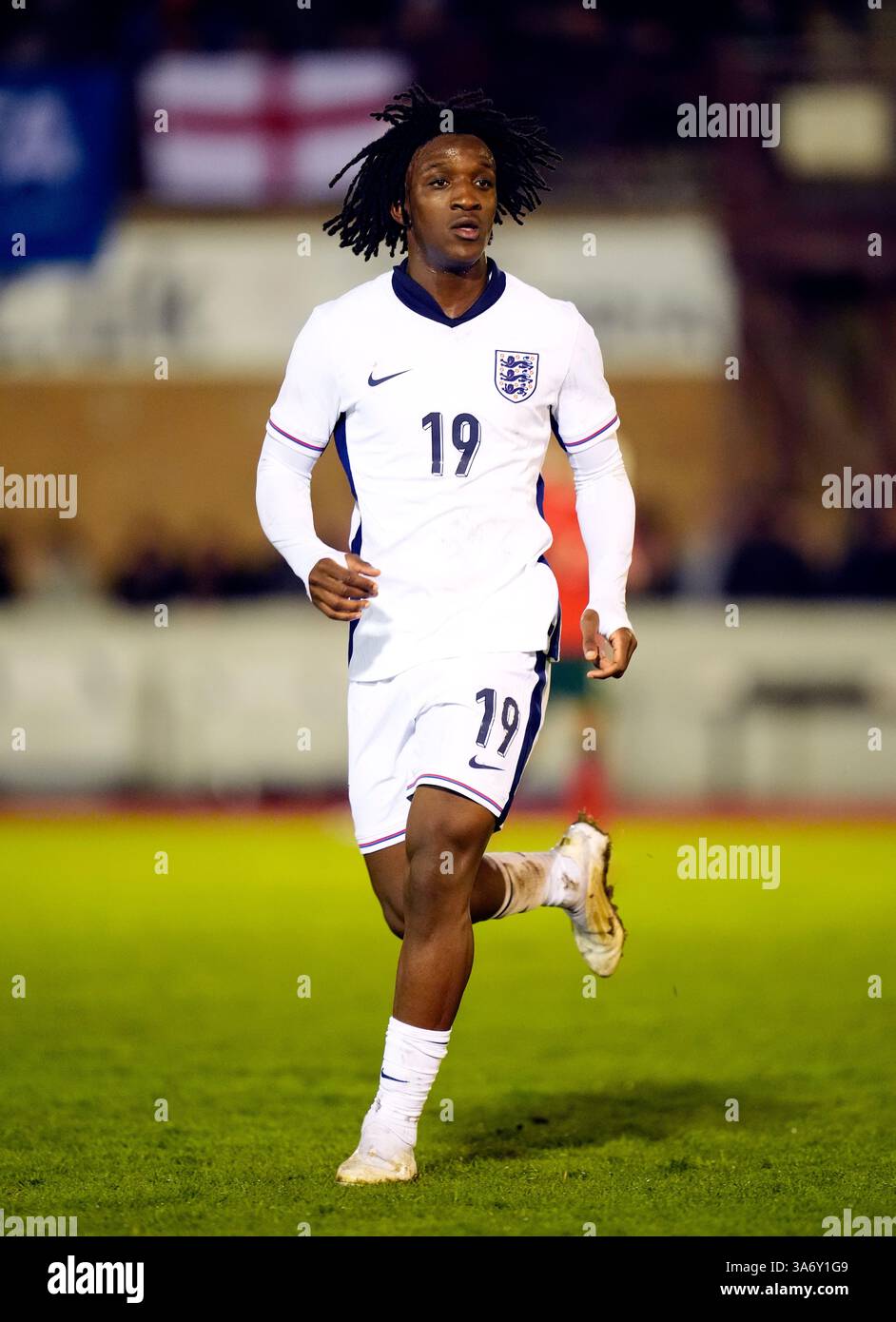 England's Shumaira Mheuka during the UEFA European Under-19 ...