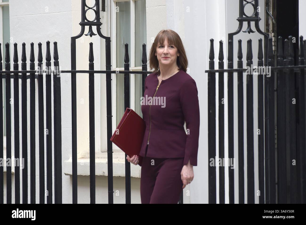 London, UK. 26th Mar, 2025. Chancellor of the Exchequer Rachel Reeves ...
