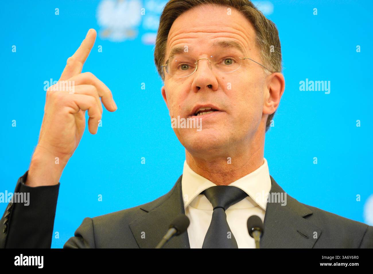 NATO Secretary General Mark Rutte meets with Polish PM Donald Tusk at ...