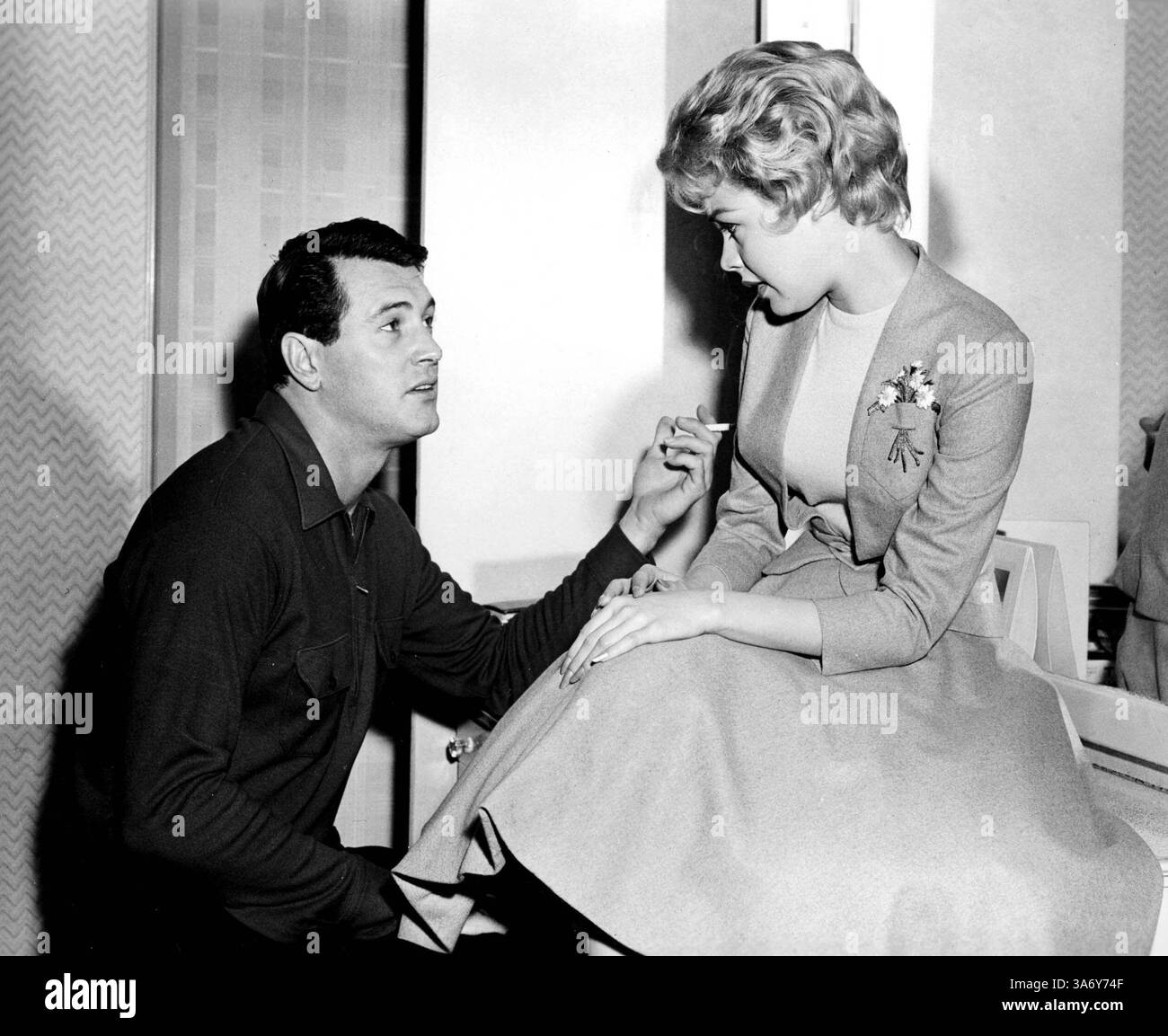 Feb. 21, 2005 - SANDRA DEE VISITED ROCK HUDSON ON THE SET OF HIS MOVIE ...