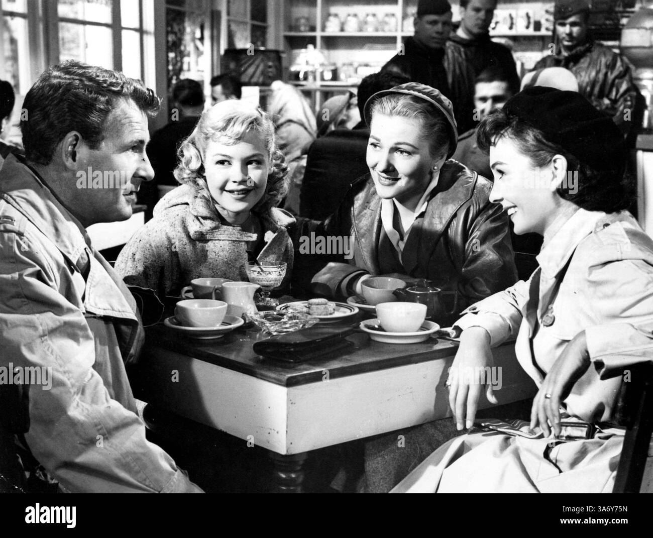 Feb. 21, 2005 - CHARLES DRAKE, SANDRA DEE, JOAN FONTAINE AND JEAN ...
