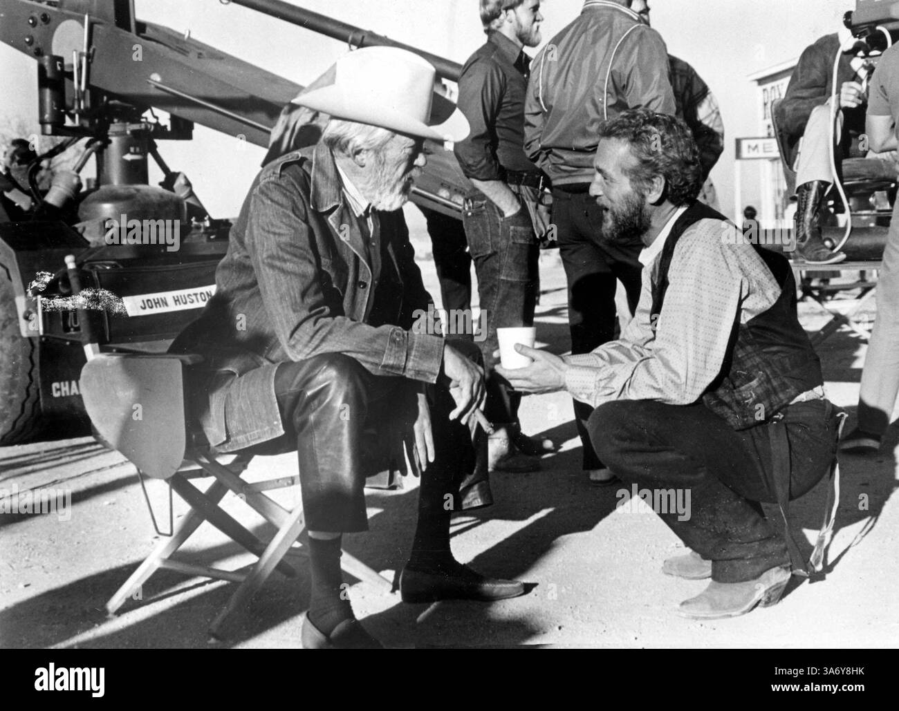 Conversation enjoy Black and White Stock Photos & Images - Alamy