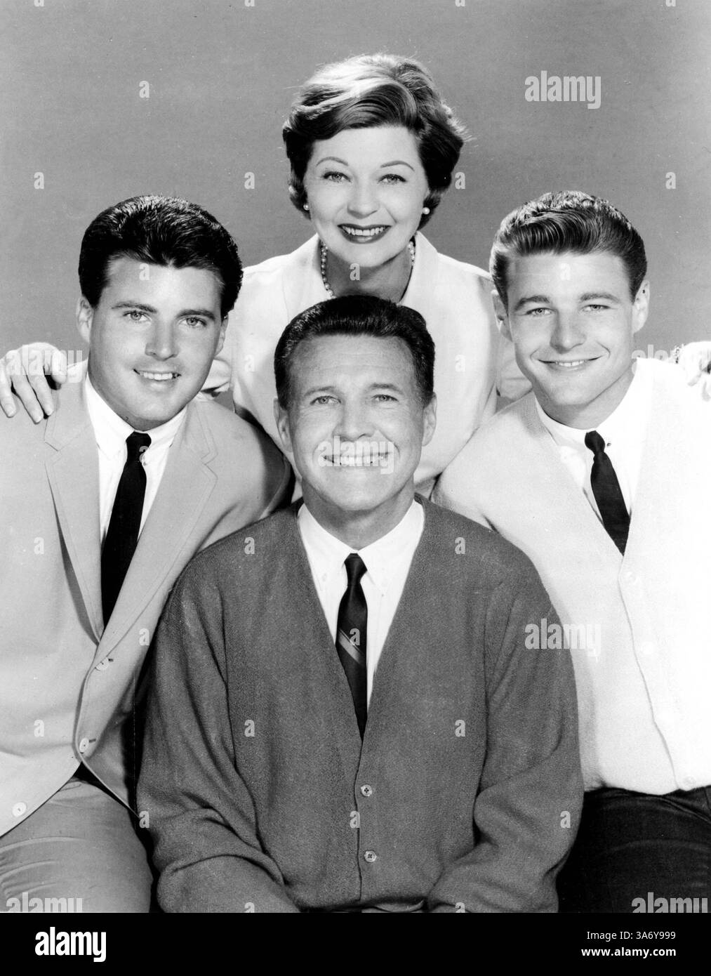 Jan. 1, 2011 - OZZIE AND HARRIET NELSON WITH SONS RICKY AND DAVE IN ...