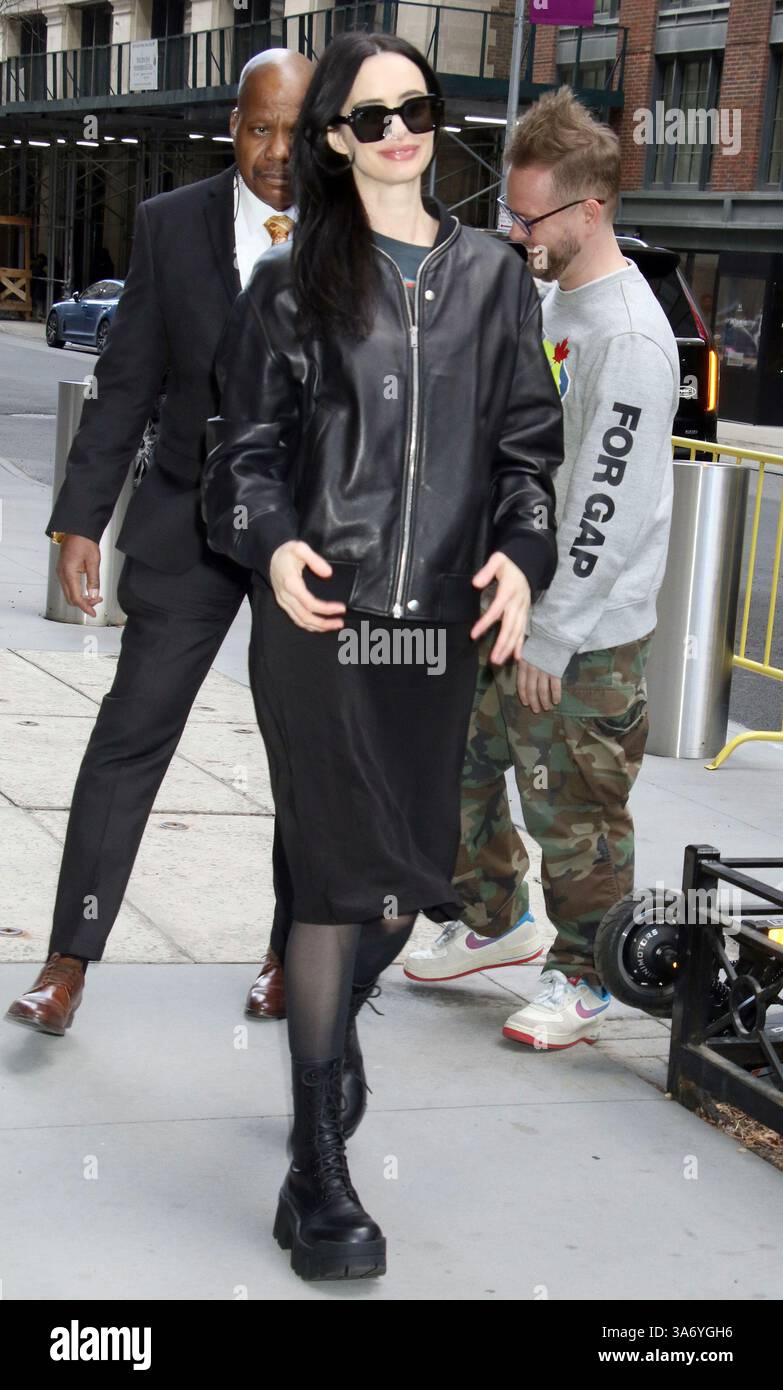 New York, NY, USA. 25th Mar, 2025. Krysten Ritter seen at The Tamron ...