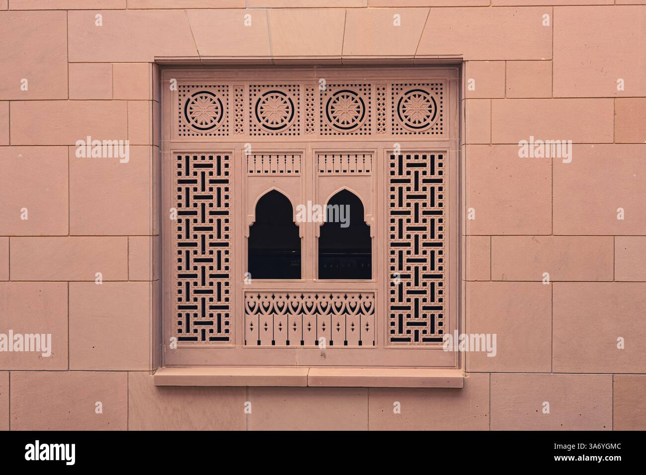 Window in Arabic style. Muscat, Oman Stock Photo - Alamy