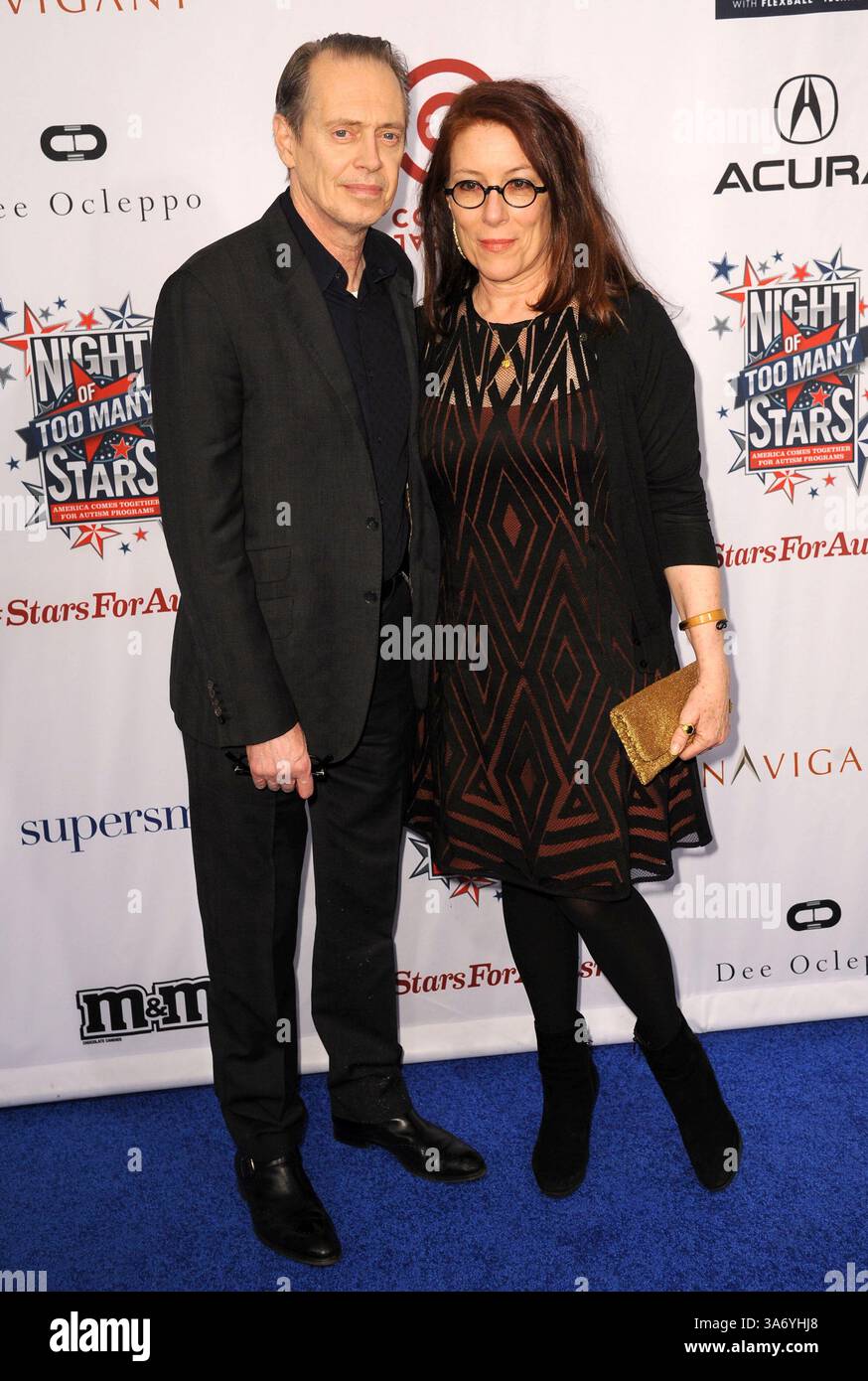 Jo Andres and Steve Buscemi at Comedy Central Night Of Too Many Stars ...