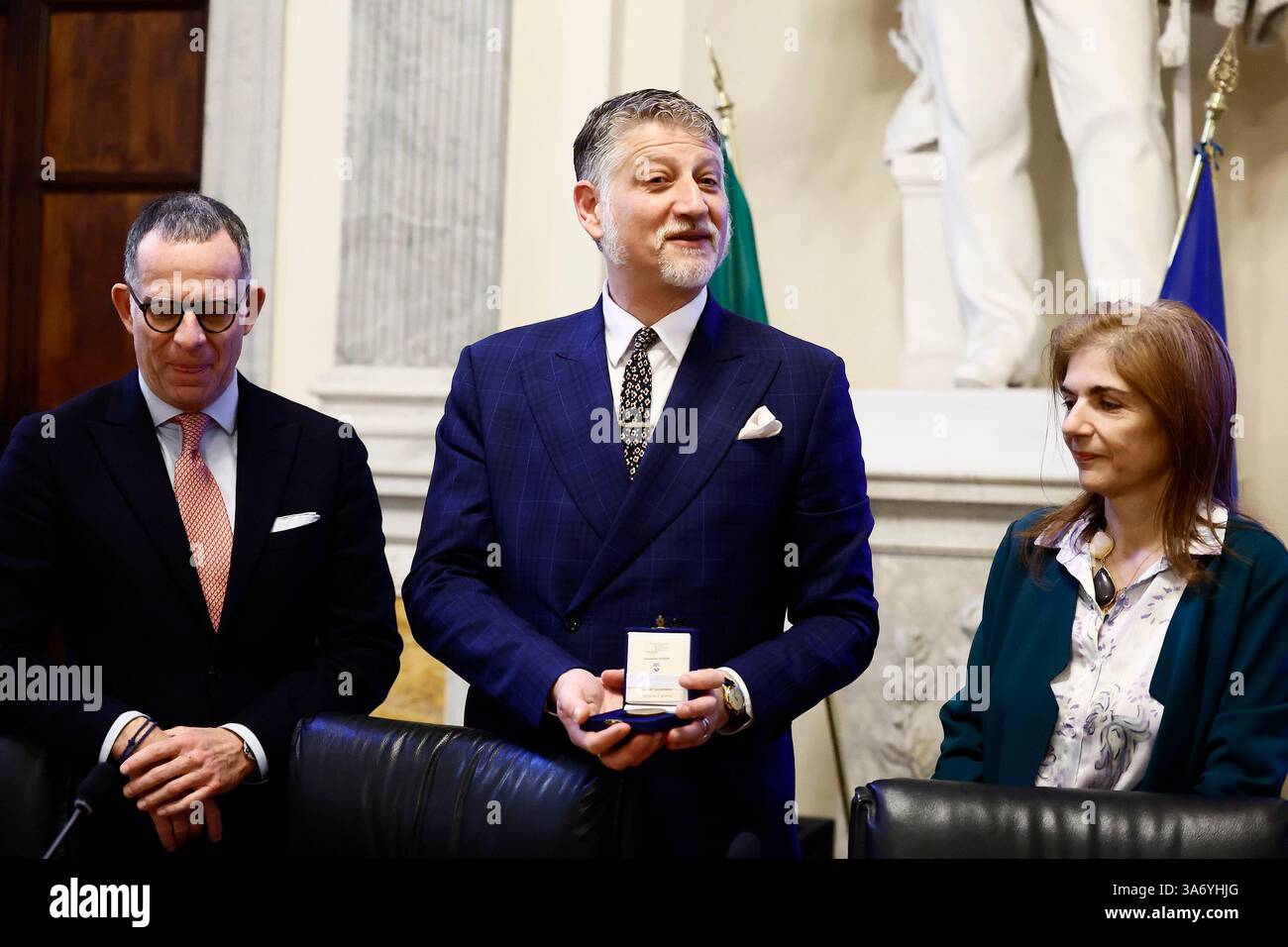 La direttrice Generale dell'INPS Valeria Vittimberga, il Ministro della ...