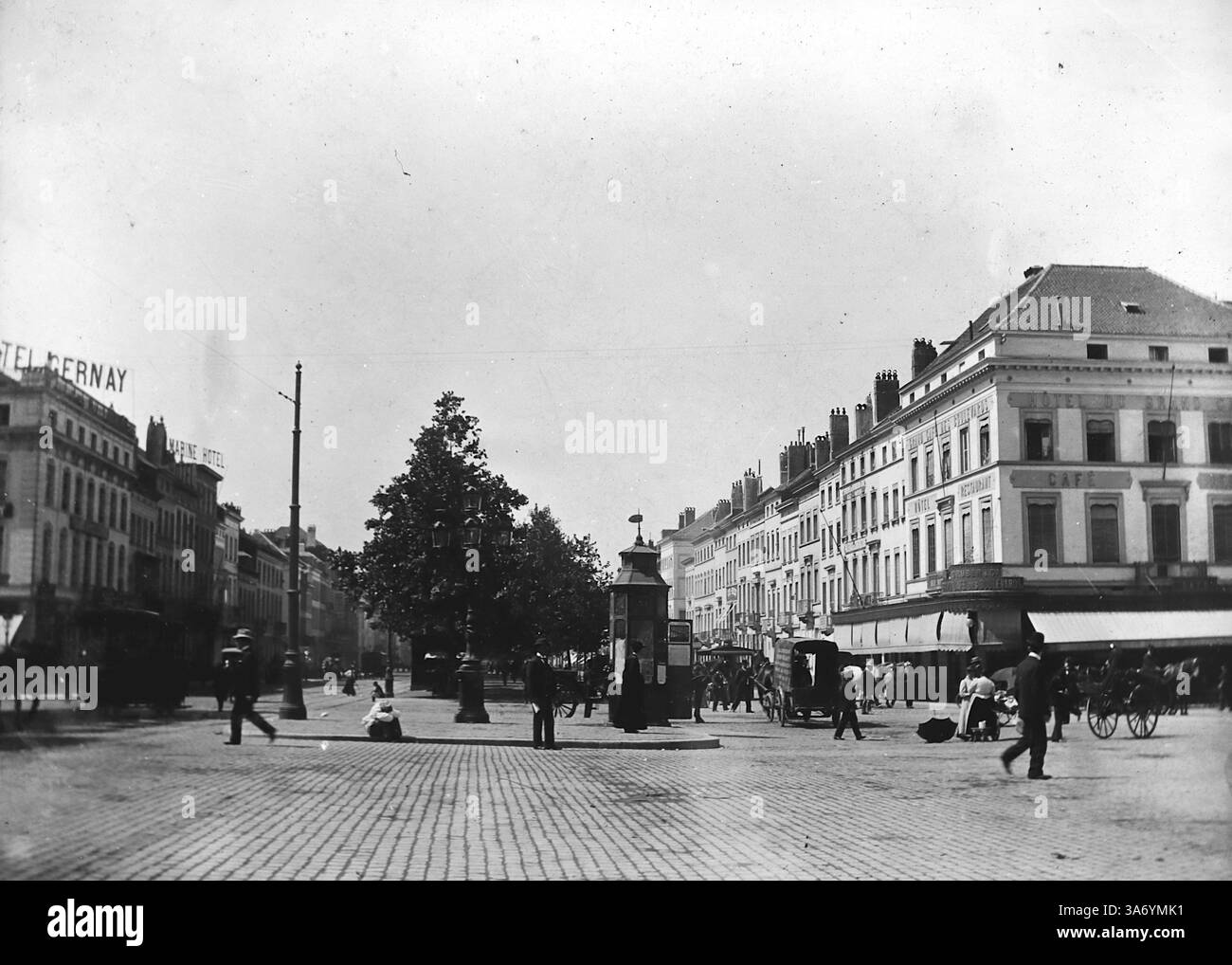 Historic view manhattan early Black and White Stock Photos & Images - Alamy
