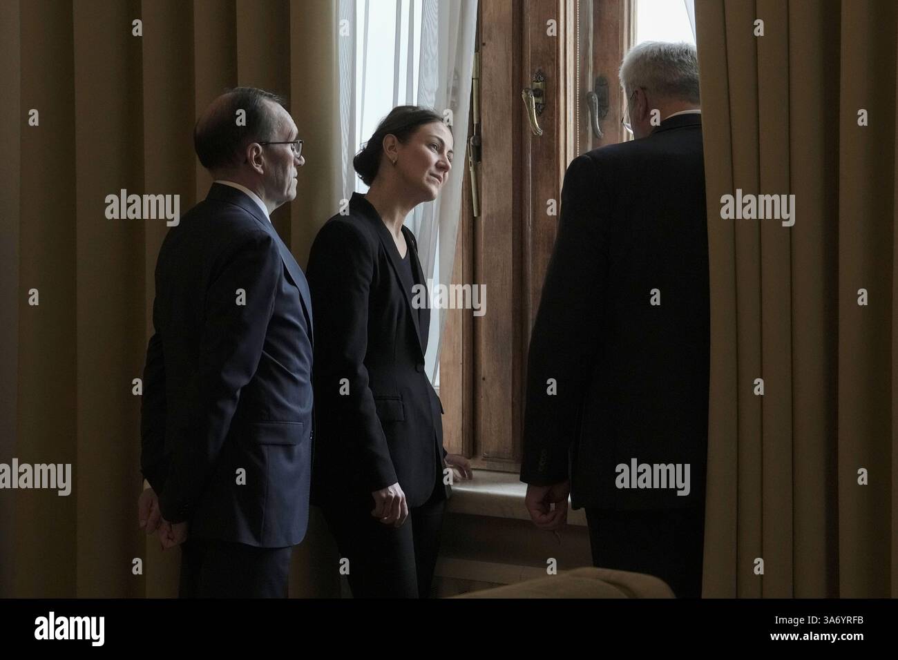 Left to right: Norway's Foreign Minister Espen Barth Eide, Norway's ...