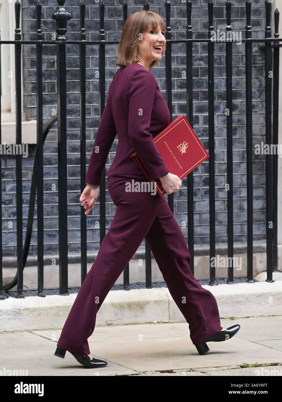 Chancellor of the Exchequer Rachel Reeves leaving 11 Downing Street ...