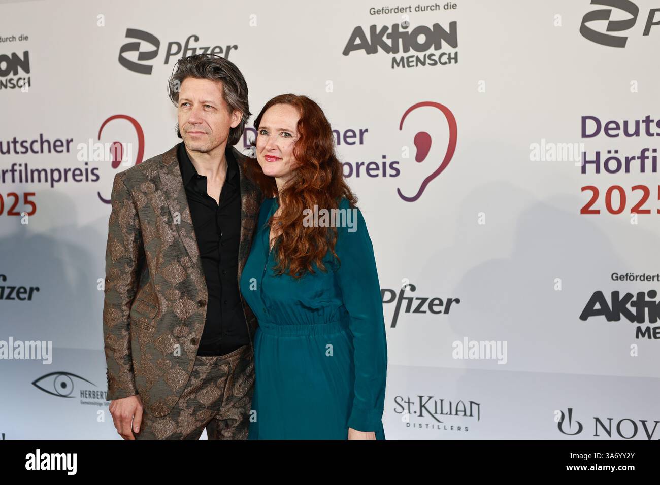 Berlin, Germany, March 25, 2025: (L-R) Lovis Willenberg and Deborah ...