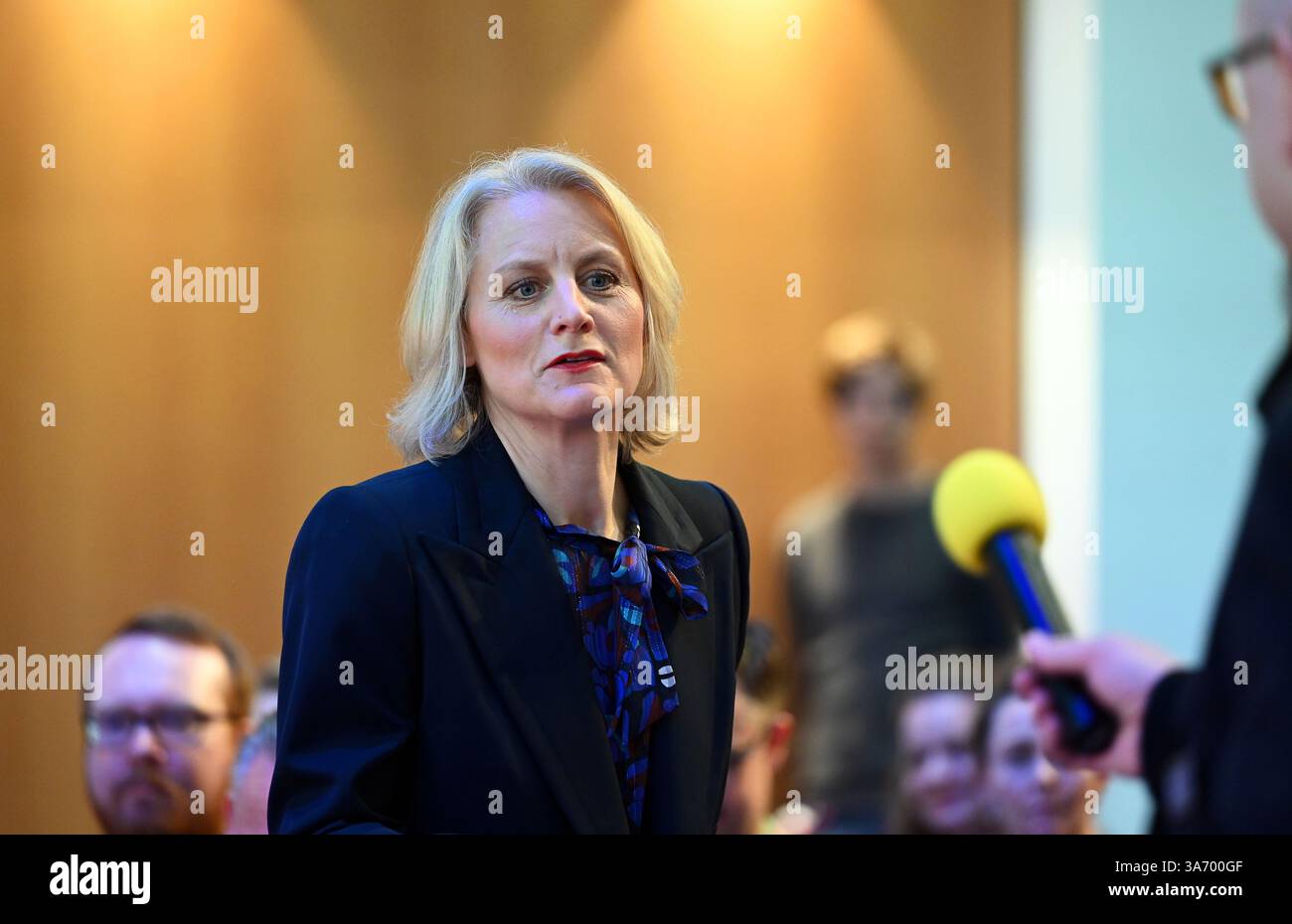 Leipzig, Germany. 26th Mar, 2025. Astrid Böhmisch, Director of the ...