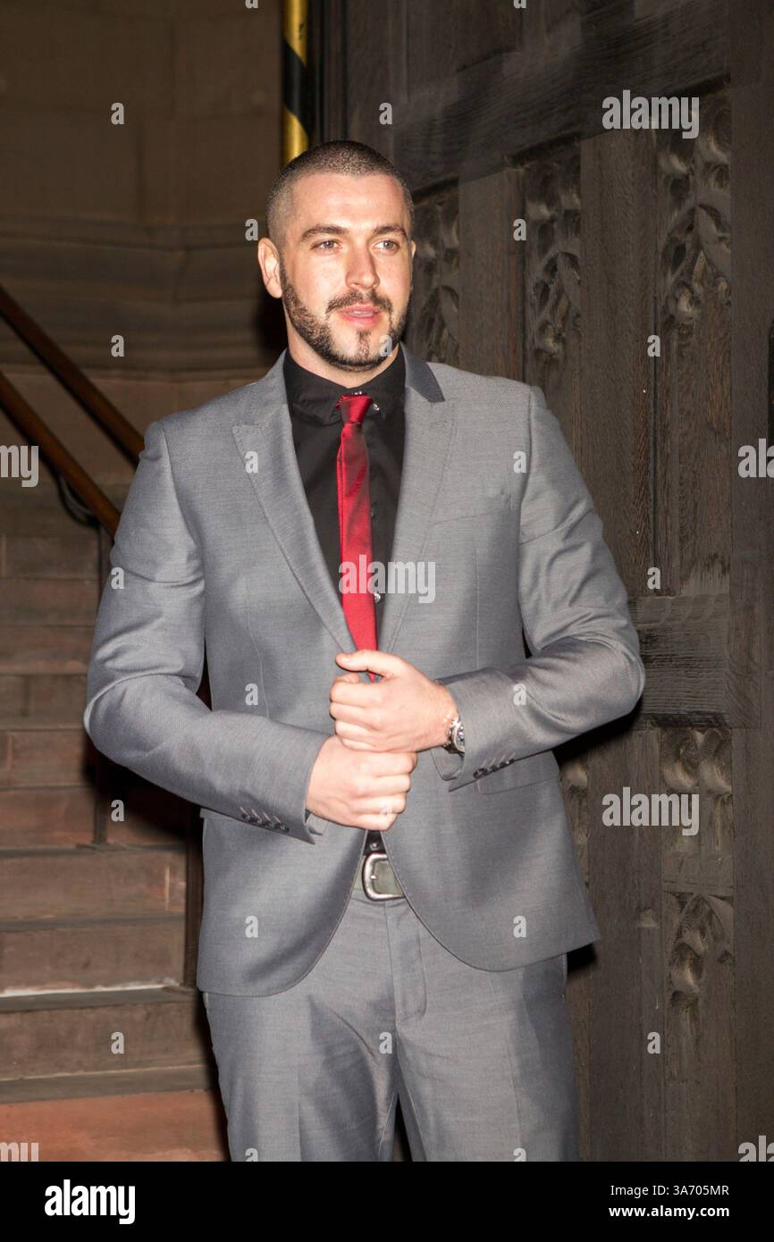 Shayne Ward attends Christie Hospital Charity Ball at Manchester ...