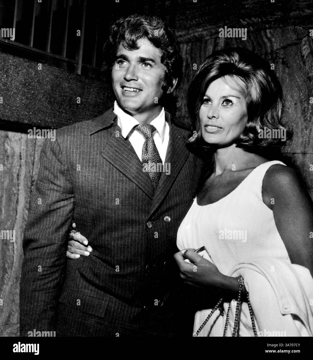 Michael landon and wife Black and White Stock Photos & Images - Alamy