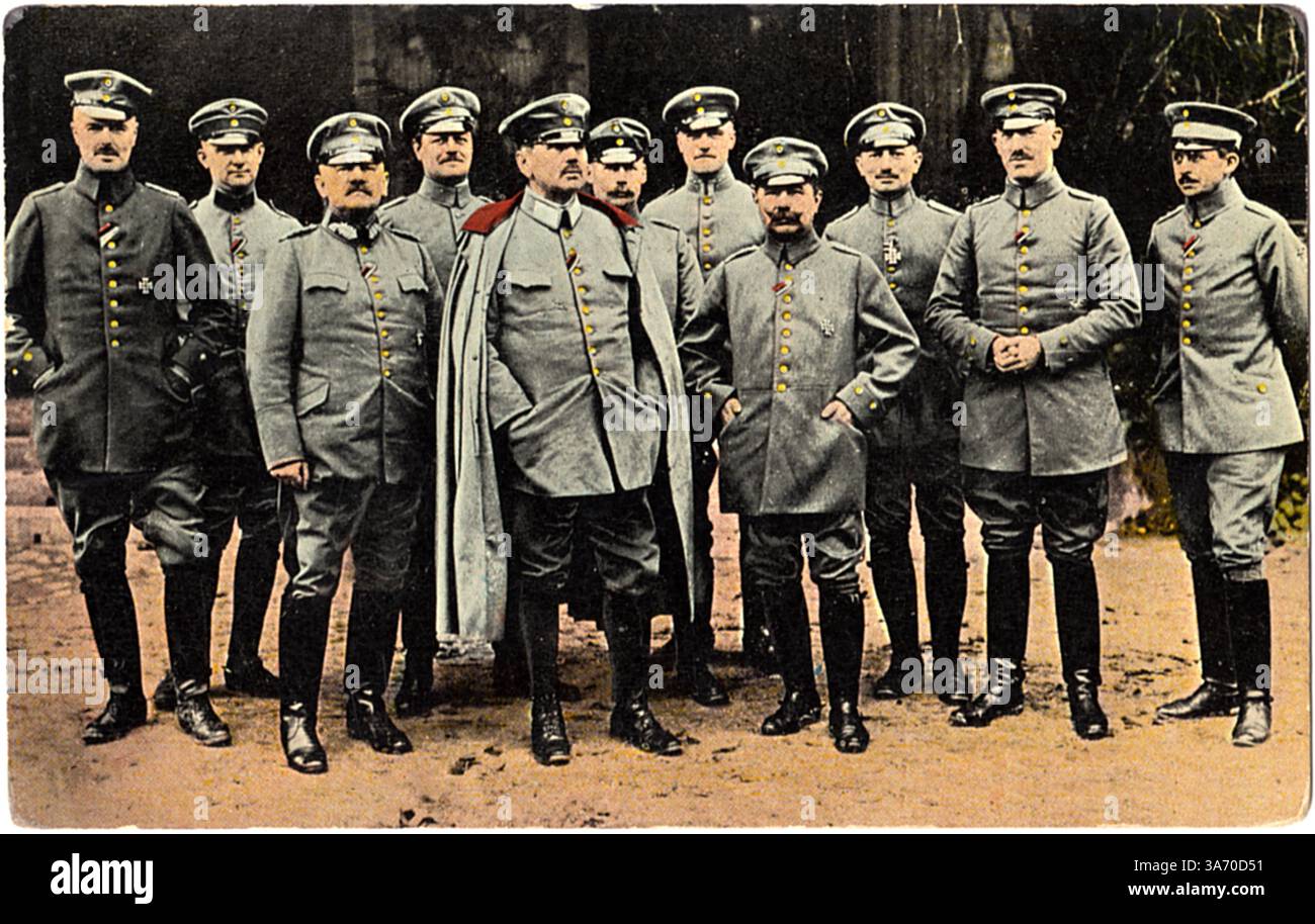 Aug. 27, 2014 - German General Alexander von Kluck (center) and his ...