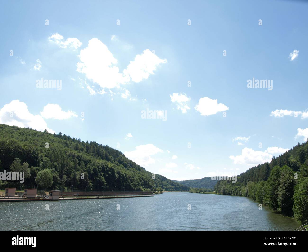 Water Lock is a device used for raising and lowering boats, ships and ...