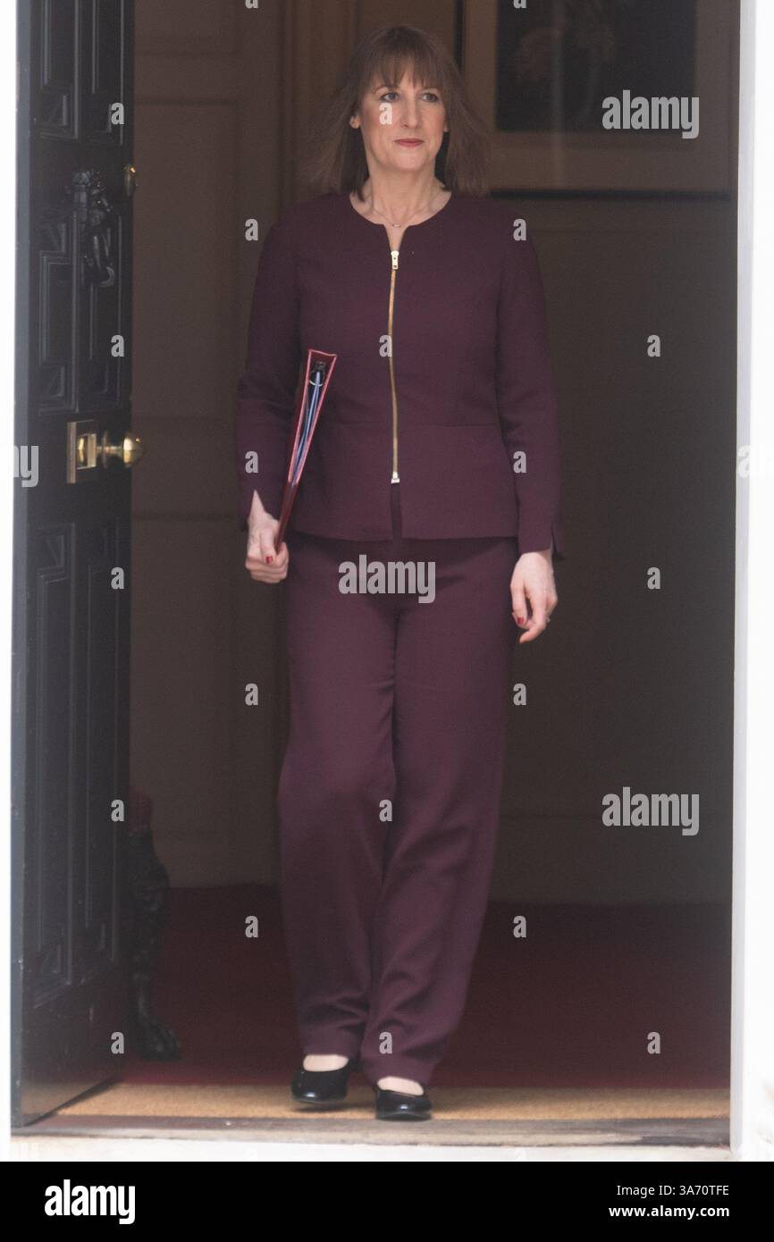 London, UK. 26 Mar 2025. Rachel Reeves - Chancellor of The Exchequer ...