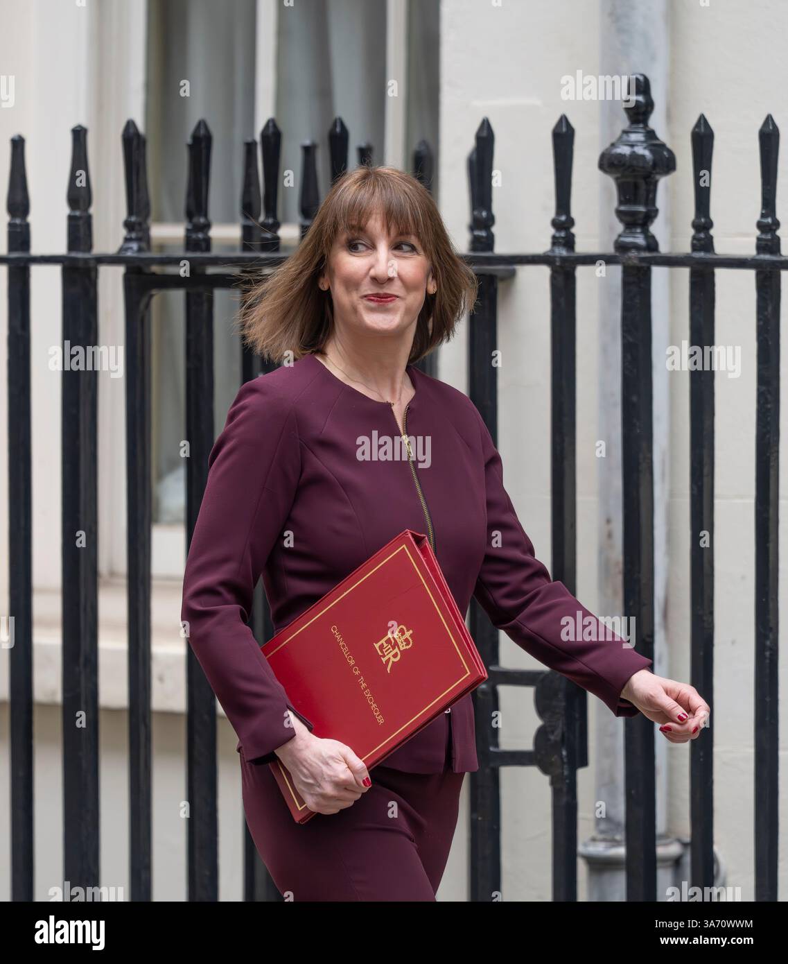 London, UK. 26th Mar, 2025. Chancellor of the Exchequer Rachel Reeves ...